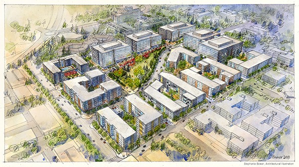 Capstone Partners announces Esterra Park for Overlake development project | SLIDESHOW | Redmond ...