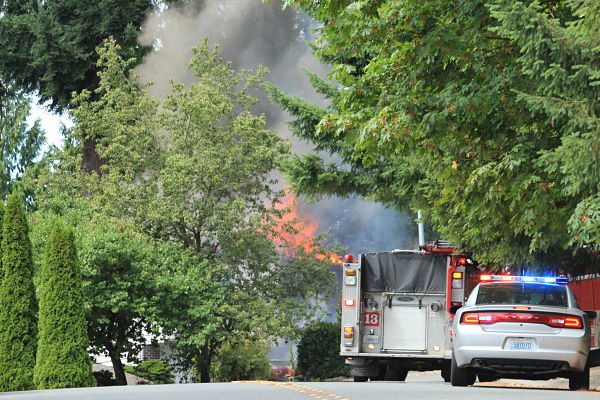 Fire department extinguishes residential structure blaze; no injuries ...