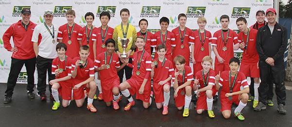 Redmond Crossfire Select team Button U14 boys win title | Redmond Reporter