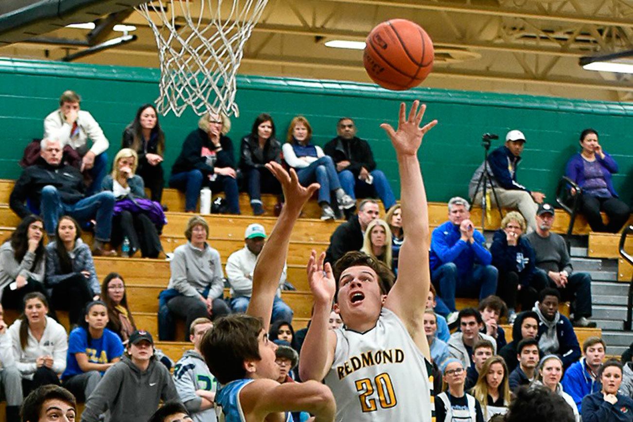 Redmond boys and girls sweep Interlake | Prep Basketball | Redmond Reporter