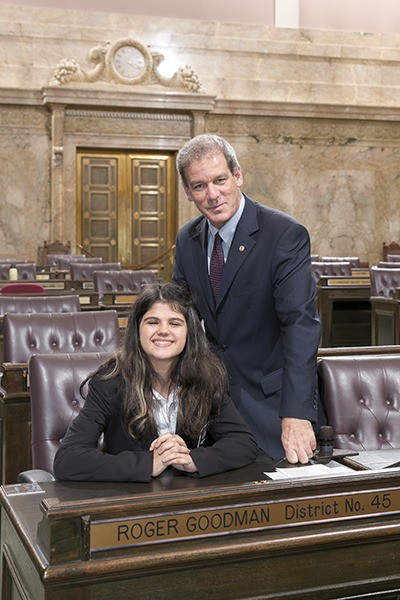 Rep. Goodman sponsors Redmond page in Olympia | Redmond Reporter
